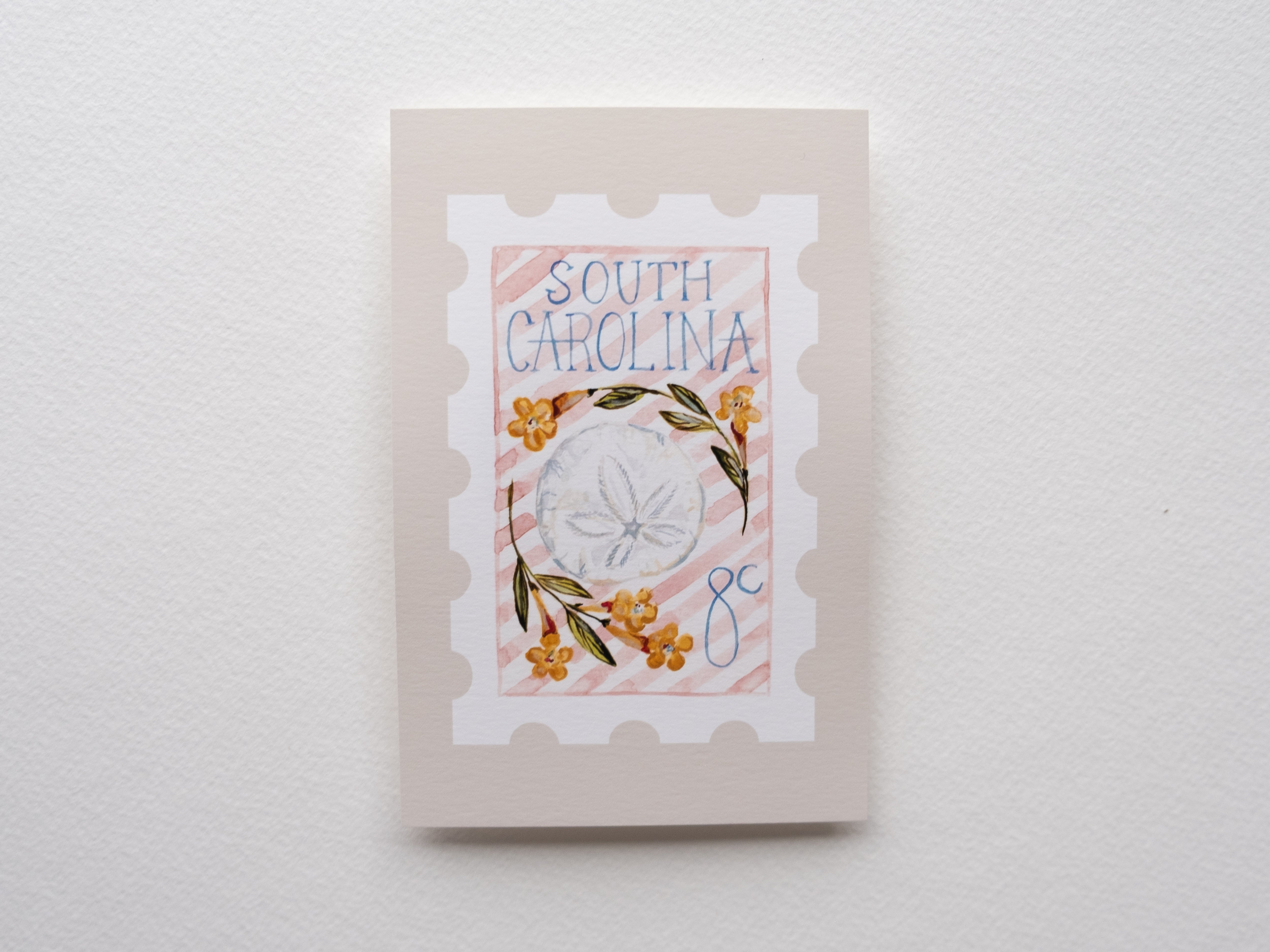 South Carolina Stamp Print – Annalee Beck